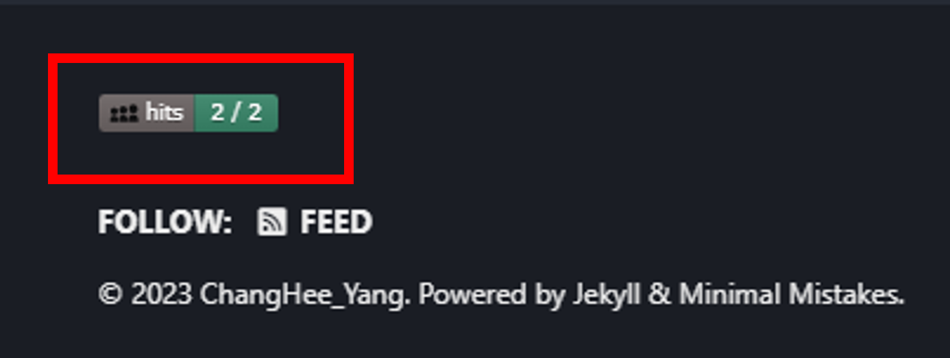 방문자 수 넣기 - Yang`s Blog